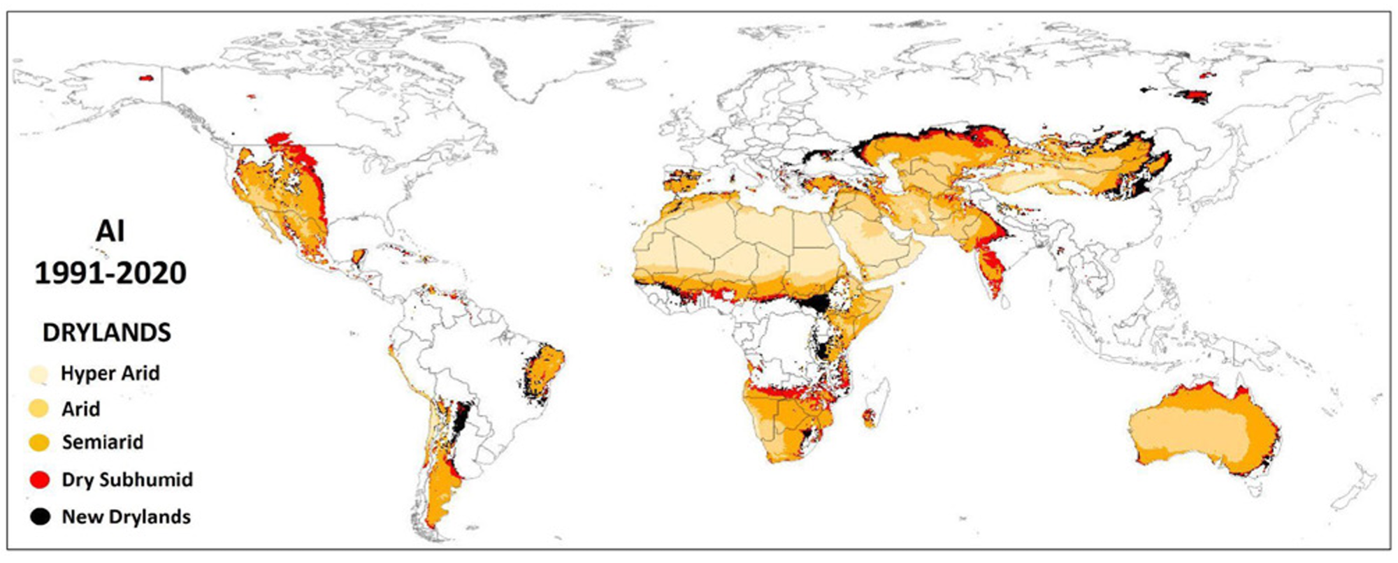 Three-quarters of Earth’s land is drier since the 1990s